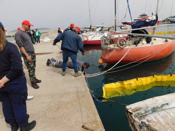 Δημοτικό Λιμενικό Ταμείο Θάσου: άσκηση αντιμετώπισης θαλάσσιας ρύπανσης ...