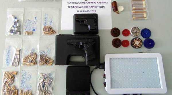 Κεραμωτή: σύλληψη 64χρονου για ναρκωτικά και όπλα - φωτογραφίες ...